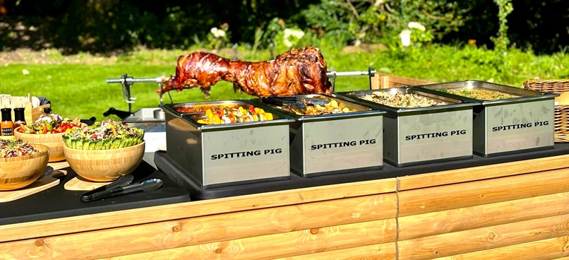 Can a hog roast machine benefit your business? - Spitting Pig Cornwall